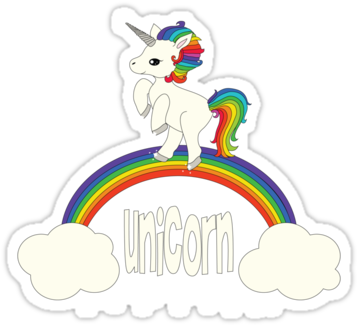 Clipart Info - Rainbow Unicorn Unicorn Cute - Free Transparent PNG ...