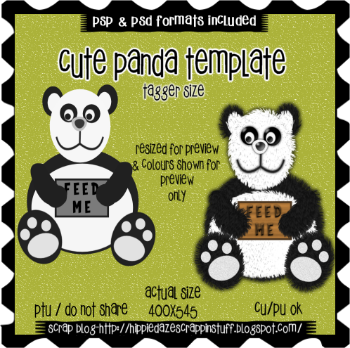 Cute Panda Template - Template - Free Transparent PNG Download - PNGkey