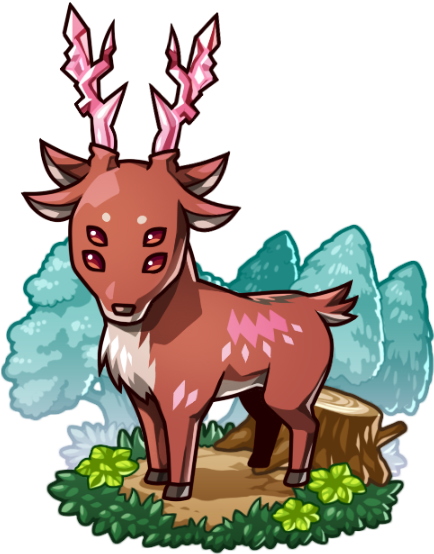 Download Red Deer - Cartoon PNG Image with No Background - PNGkey.com