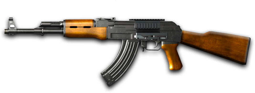 Ak 47 Side Render - First-person Shooter - Free Transparent PNG ...