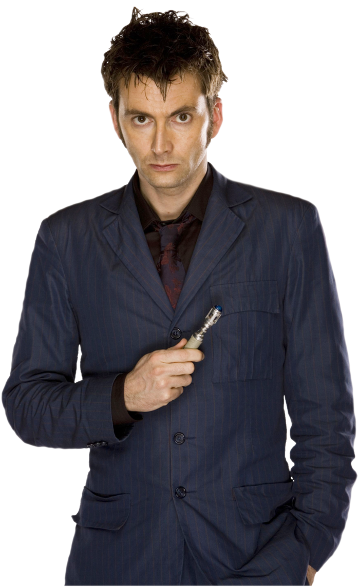 Download Tenth Doctor - 10th Doctor Blue Outfit PNG Image with No ...