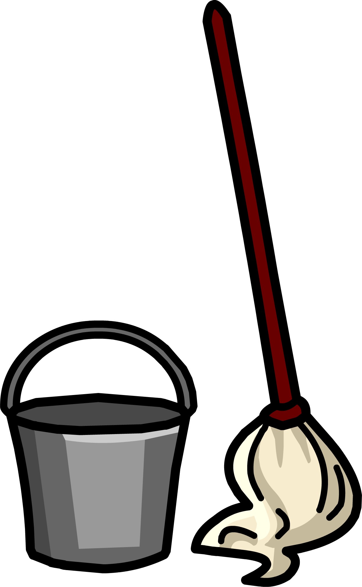 Download Mop & Bucket - Mop And Bucket Png PNG Image with No Background ...