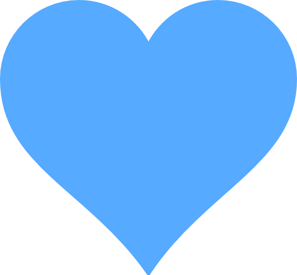Blue Heart Svg Clip Arts 600 X 556 Px - Free Transparent PNG Download ...