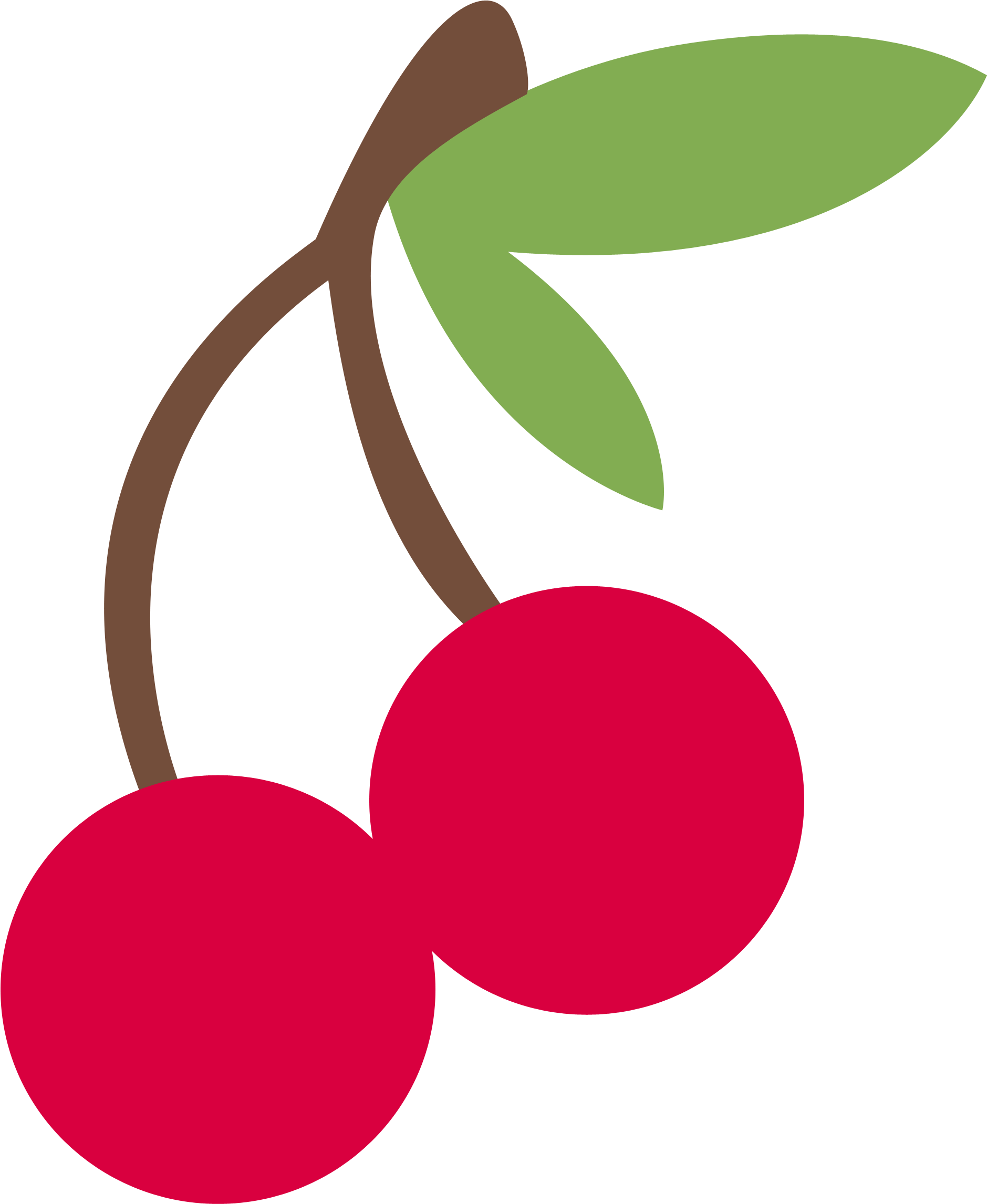 Cherry Vector Transparent Background - Cartoon Cherry No Background ...
