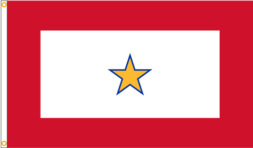 Service Star Flag - Service Flag - Free Transparent PNG Download - PNGkey