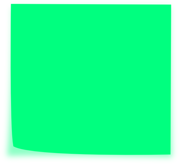 Green Sticky Note Png - Free Transparent PNG Download - PNGkey
