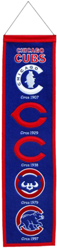 Winning Streak Sports Chicago Cubs Wool Heritage Banner - Free ...