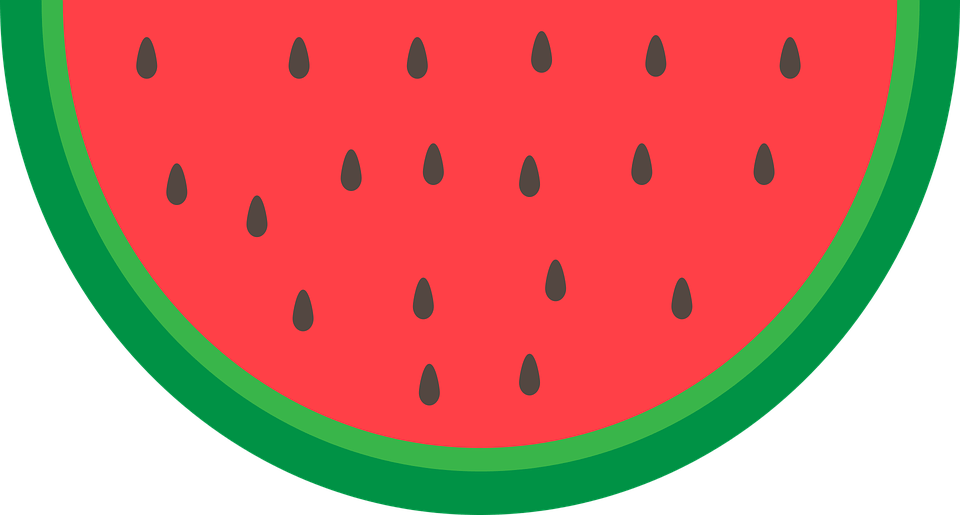 Graphic Watermelon Fruit Symbol Watermelon - Red - Free Transparent PNG ...