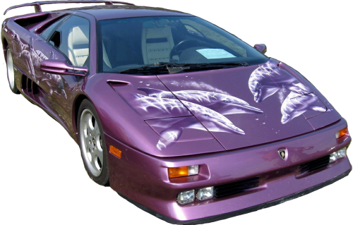 Download Lamborghini Dolphins Png Transparent Seapunk Lambo - Seapunk ...