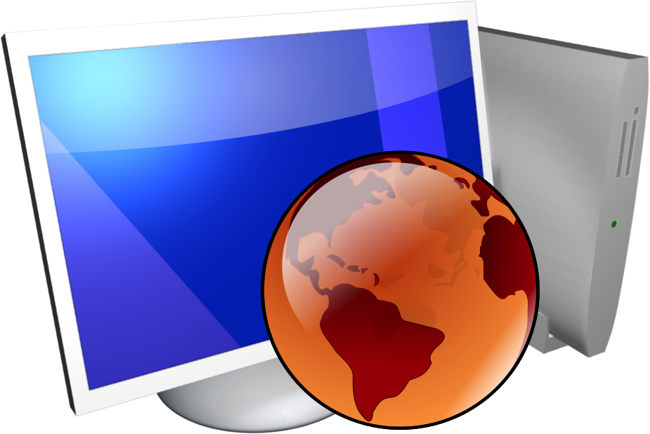 Download File - Computer-globe - Computer Globe Png PNG Image with No ...