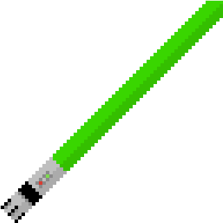 Download Lightsaber - Pixel Art PNG Image with No Background - PNGkey.com