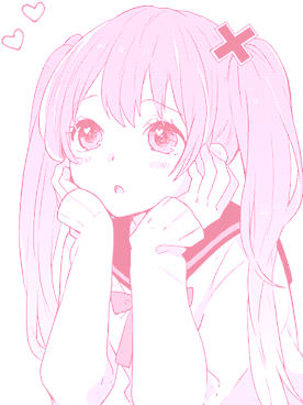 Anime Girl Pink Png - Pink Haired Anime Girl Pastel - Free Transparent ...