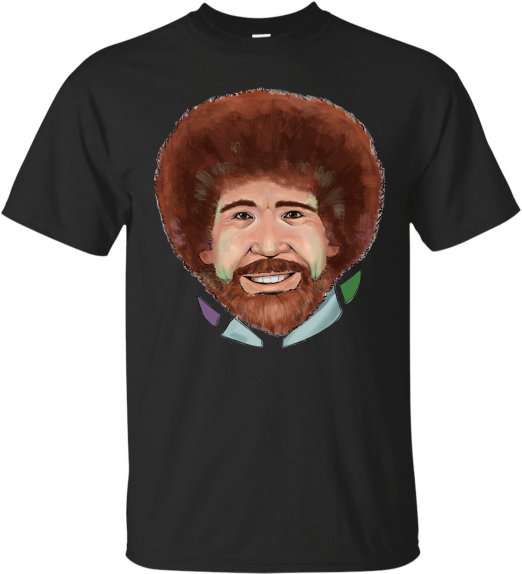 Bob Ross Shirt - Star Wars Tshirt Ideas - Free Transparent PNG Download ...