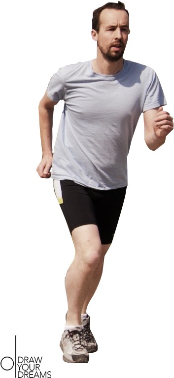 Download Personas Drawyourdreams - Guy Running Png PNG Image with No ...