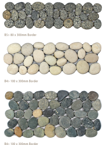 Pebble Borders - » - Stone Pebble Border Tile - Free Transparent PNG ...
