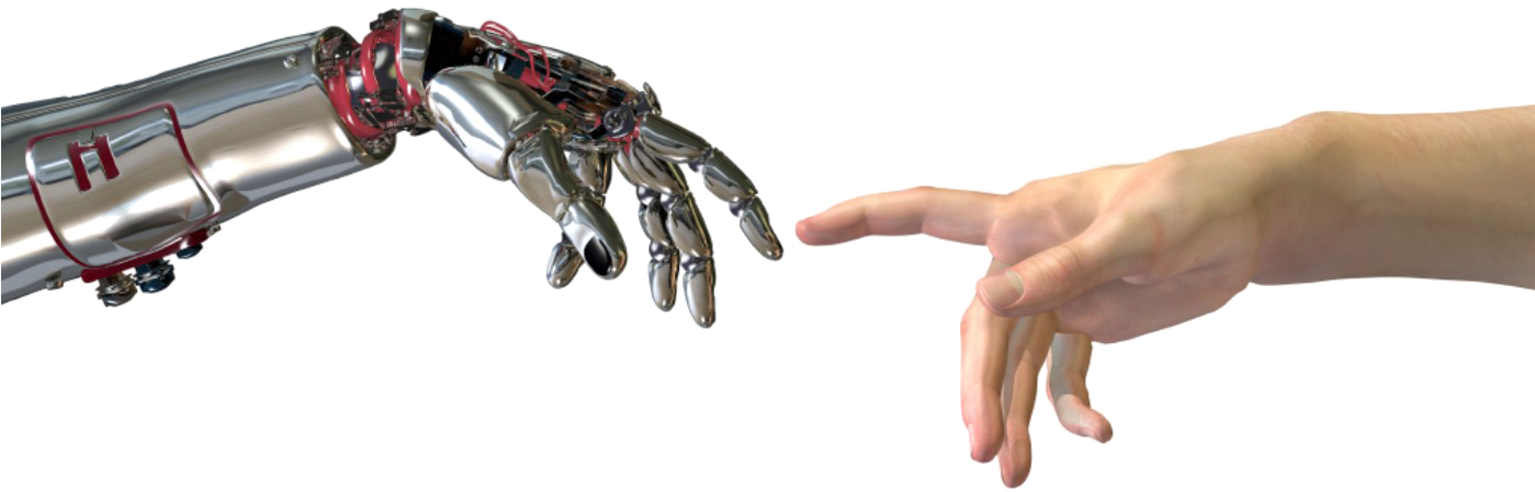 Robot Machine Download Png Image - Robot And Human Png - Free ...