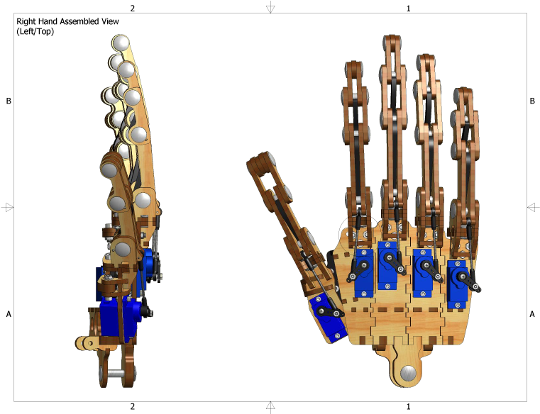 Download Right Hand Assembly Left-top - Roy Robot Hand PNG Image with ...