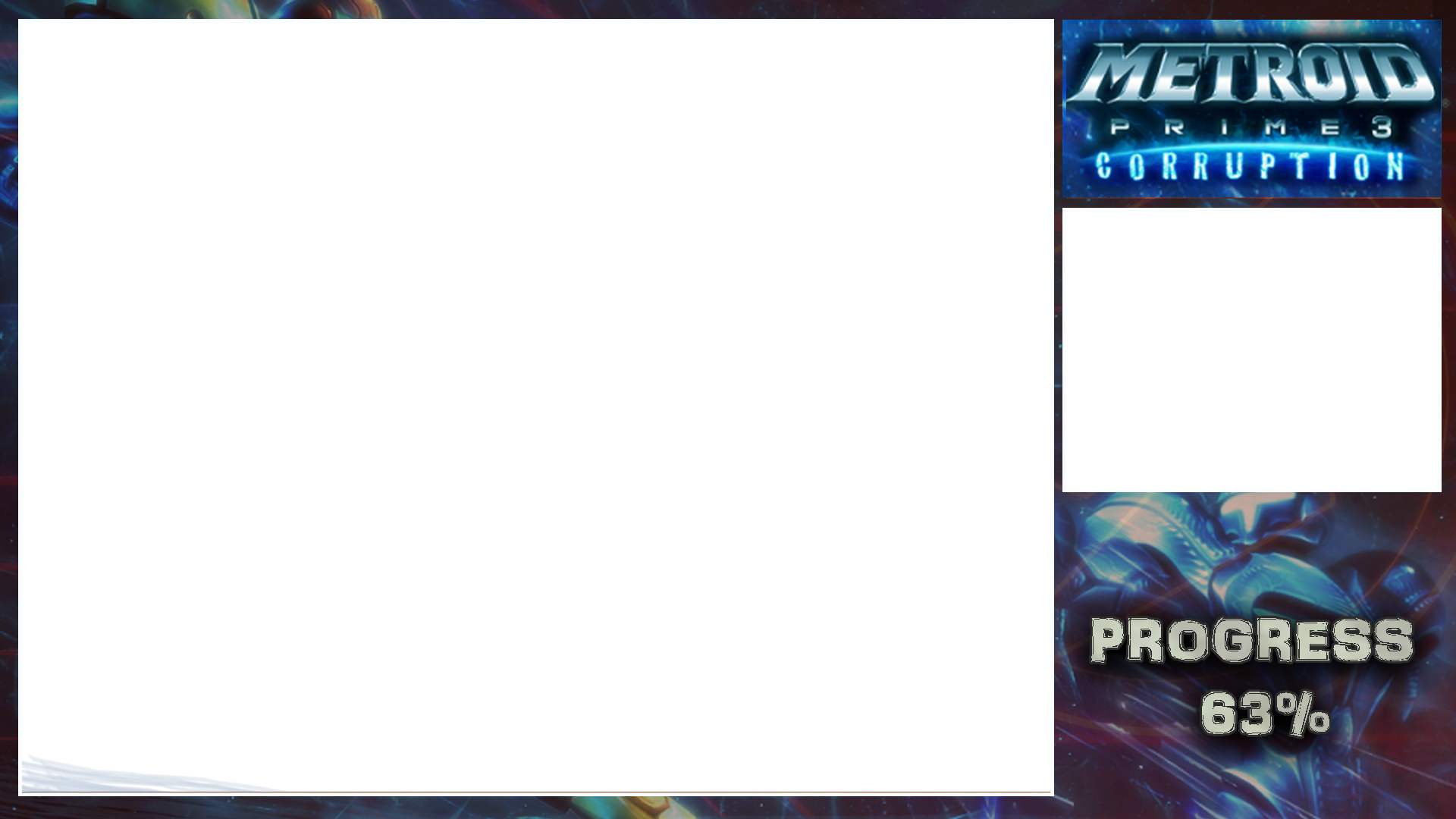 By Using A Smart Video Border/layout I Can Effectively - Metroid Prime ...