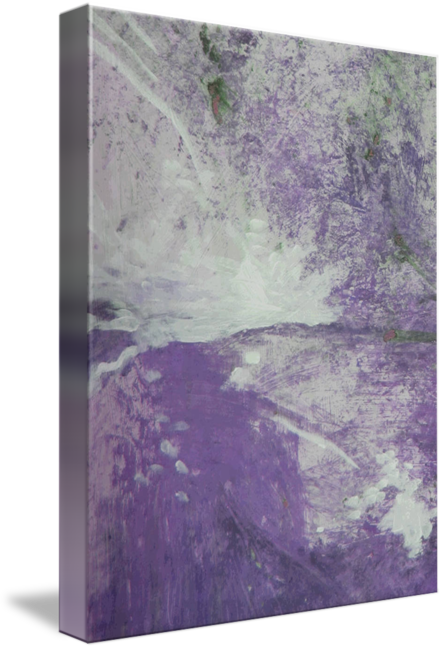 "purple Dust Abstract Art" By John Fish, Los Angeles - Gallery-wrapped ...