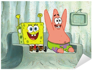 Download Spongebob And Patrick Cheering PNG Image with No Background ...