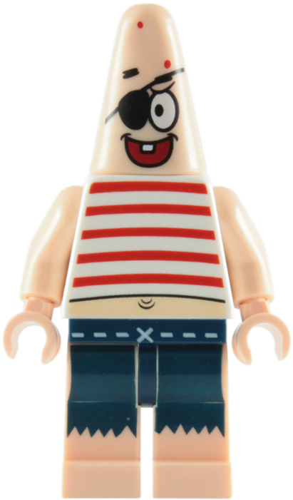 Download Lego Patrick Minifigure - Spongebob And Patrick As Pirates PNG ...