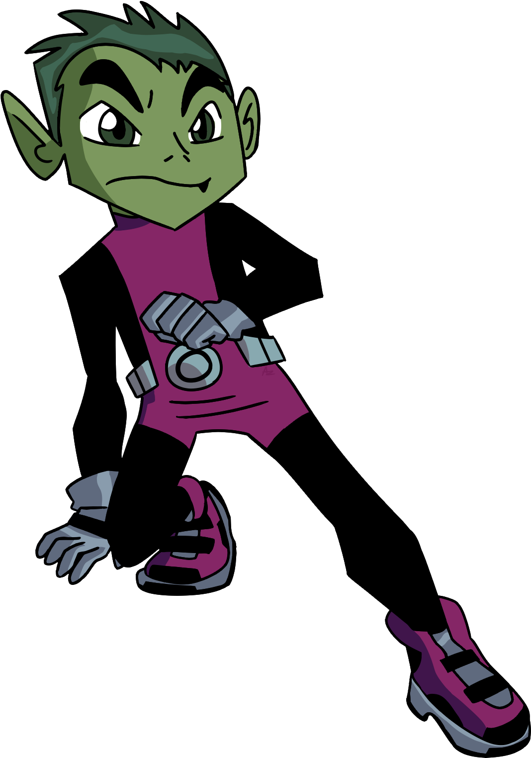 Beast Boy Teen Titans Friend Art ^w^ Neonwolfielove - Cartoon - Free ...