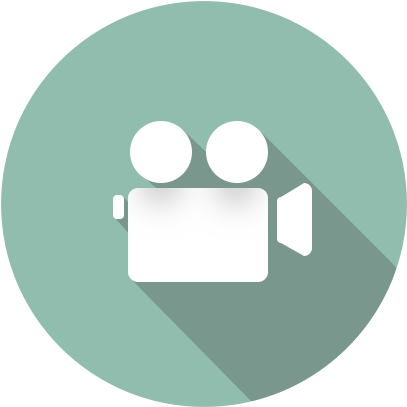 Download Video Camera Icon R - Music Notes Icon Round PNG Image with No ...