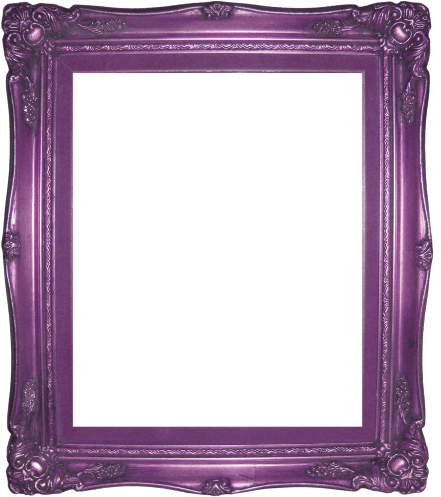 Purple Wooden Photo Frame Clipart Picture Frames Wood - Free ...