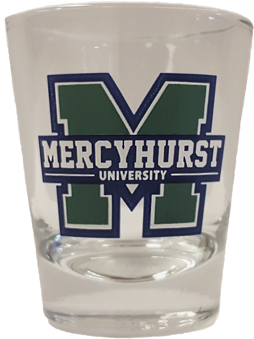 Download Shot Glass W/block M Logo - Mercyhurst University PNG Image ...