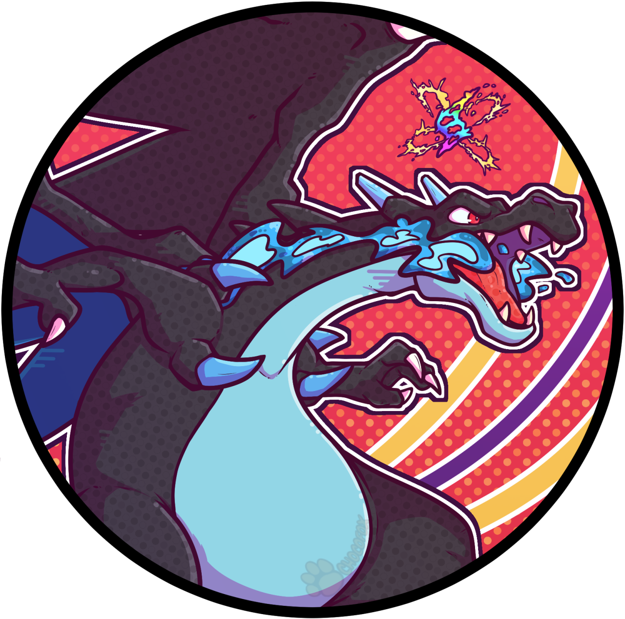 Pokemon Icon Mega Charizard X - Pokemon Icon - Free Transparent PNG ...