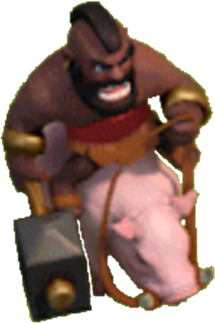 Download Hog Rider3 - Hog Rider Level 1 6 PNG Image with No Background ...