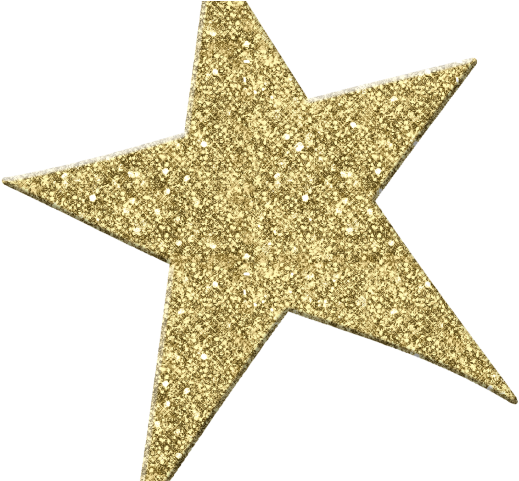 Sparkle Clipart North Star - Gold Glitter Star Png - Free Transparent PNG Download - PNGkey