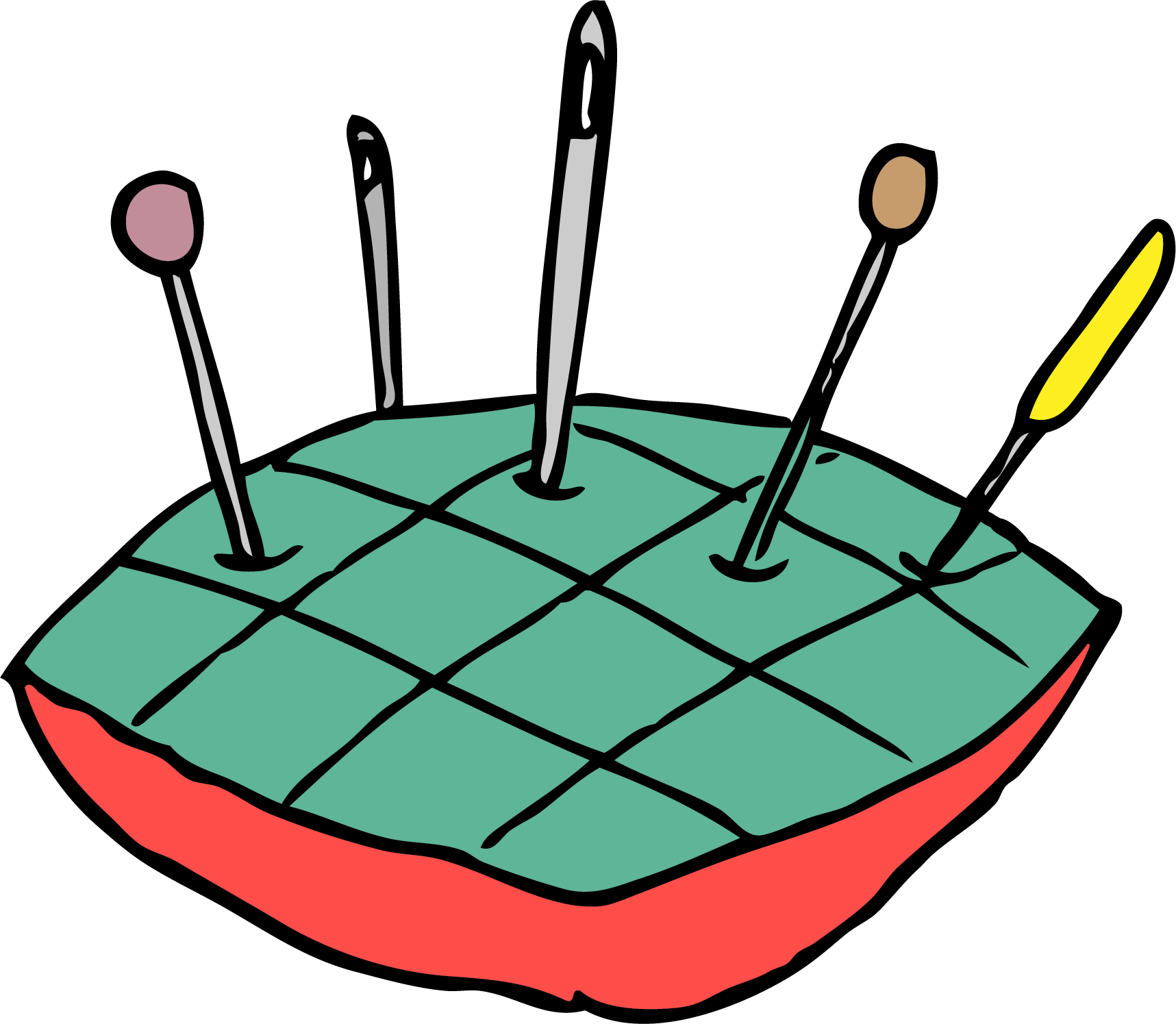 Sewing Needle Thread Pattern - Pins And Needles Clipart - Free ...