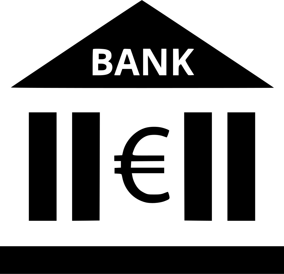 Download Euro Sign Bank Comments - Bank Branch Icon Png PNG Image with ...