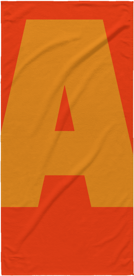 Letter A Alvin And The Chipmunks Style Beach Towel - Alvin - Free ...