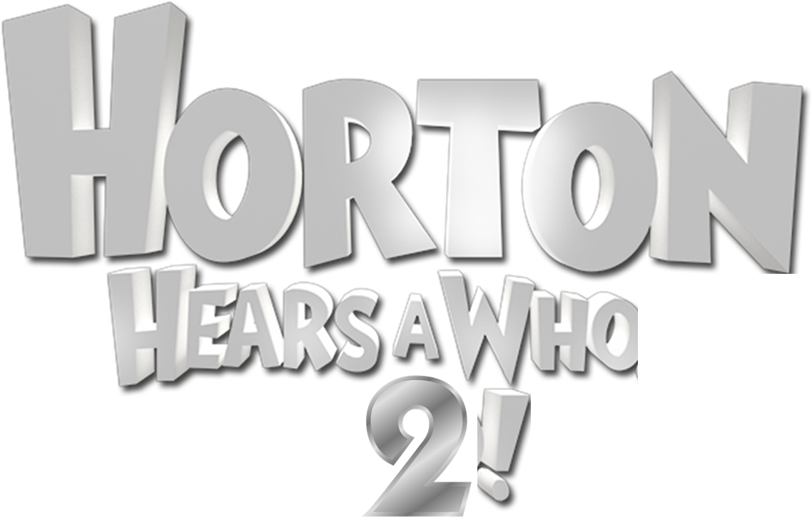 Horton 2 Title - Blue Sky Studios Horton - Free Transparent PNG ...
