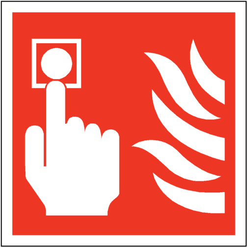 Fire Hazard Sign Png Download - Health And Safety Fire Alarm - Free ...