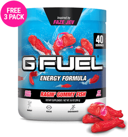 Download Ragin' Gummy Fish Tub Free 3 Pack - G Fuel Ragin Gummy Fish ...