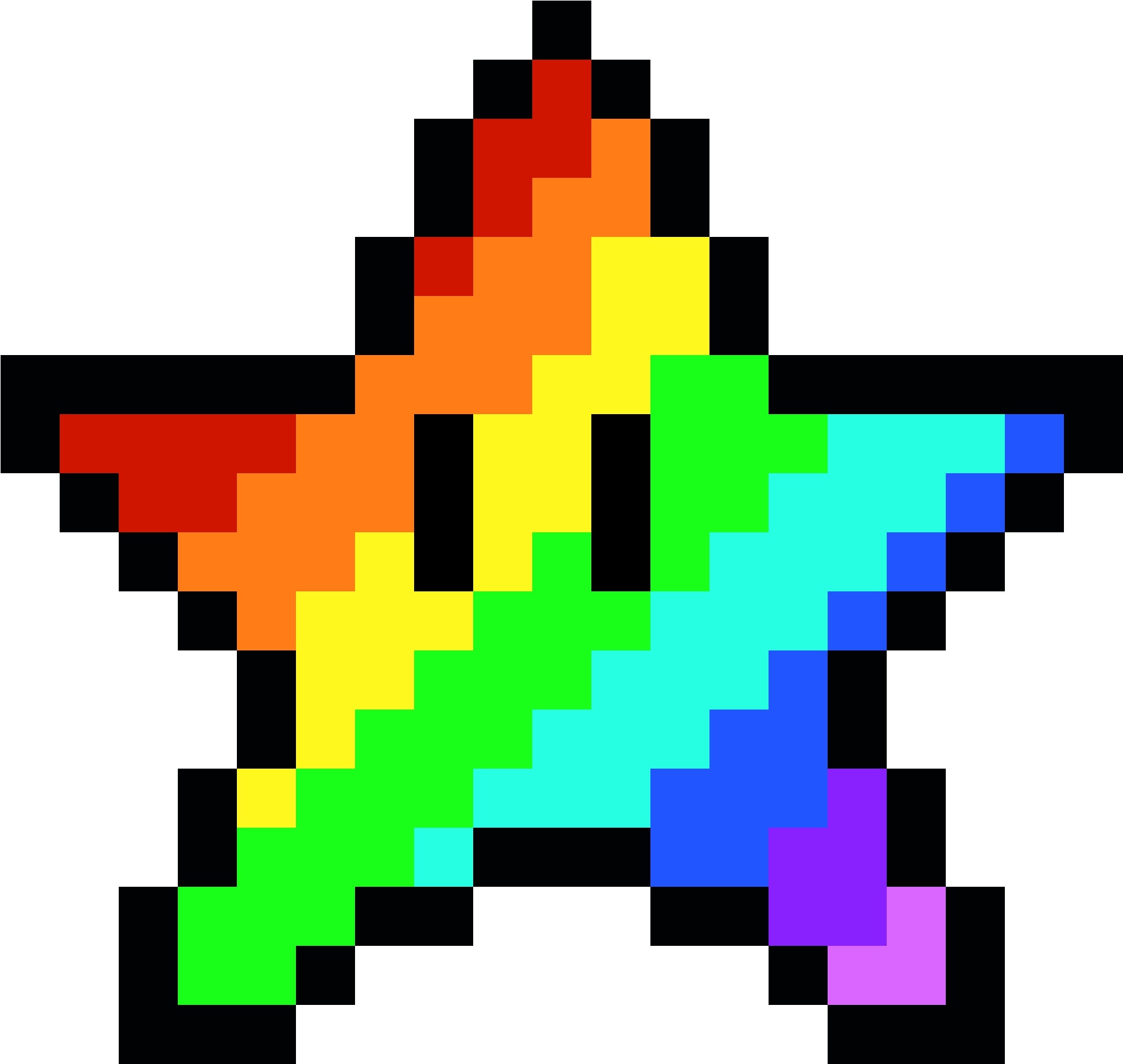 Mario Star Transparent Image - Mario Bros Pixel Art - Free Transparent ...