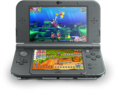 Download Nintendo 3ds Device - Nintendo 3ds Xl System New Black PNG ...
