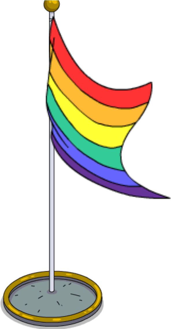 Download Uploaded At 603 × - Rainbow Flag Clip Art PNG Image with No ...