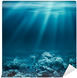 Sea Deep Or Ocean Underwater With Coral Reef As A Background - Ocean ...