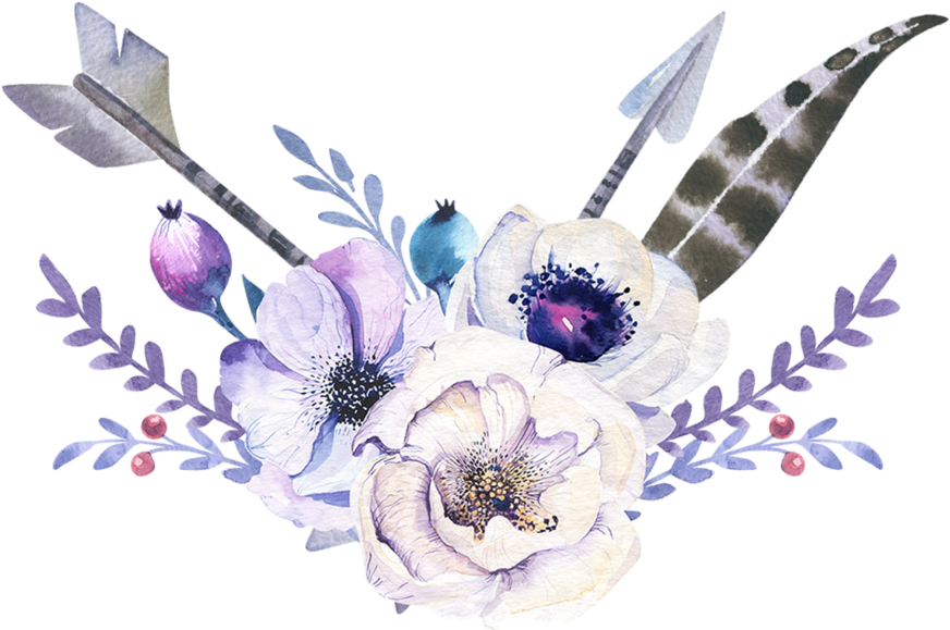 Download Feather Boho Bohemian Sticker Watercolor Bohofeathers ...