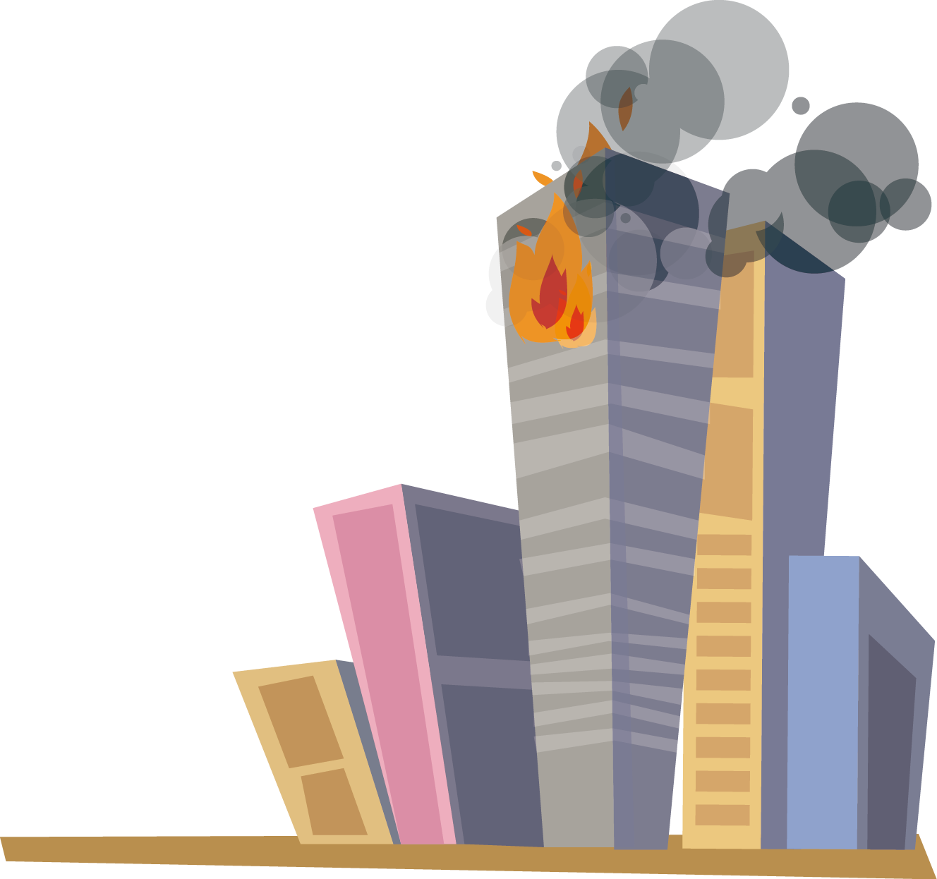 Building On Fire Png Banner Free - Building On Fire Png - Free ...