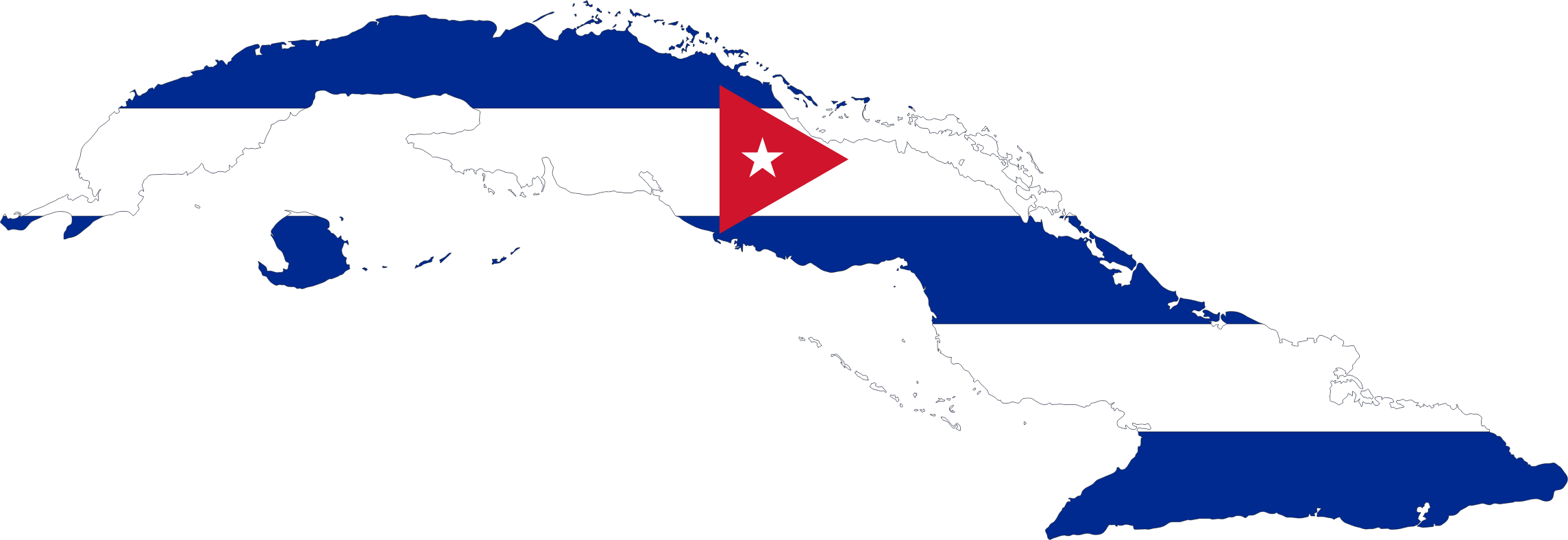 Download This Free Icons Png Design Of Cuba Map Flag PNG Image with No ...