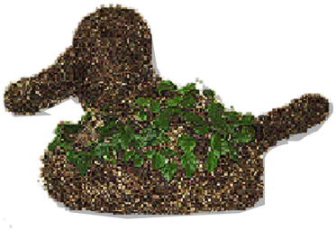 Download Duck Topiary Planted - Duck PNG Image with No Background ...