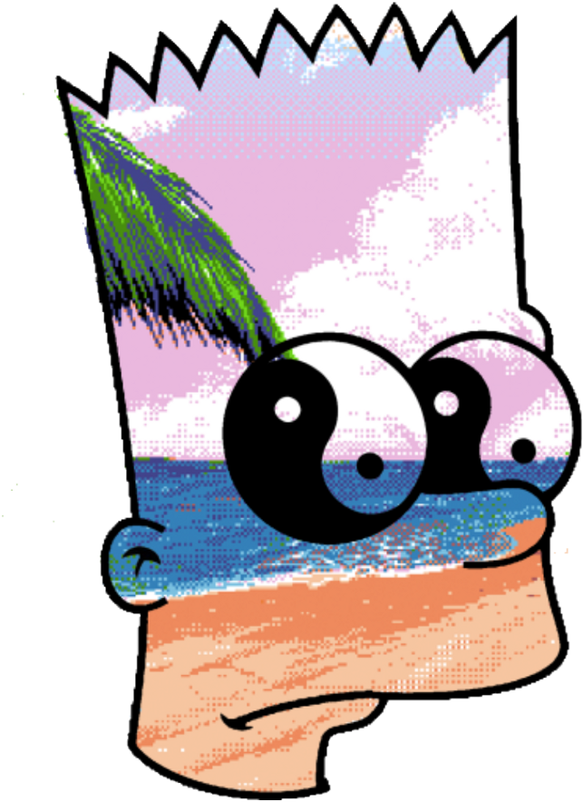 Download Simpsons Art Character Remixit Freetoedit - Cartoon PNG Image ...