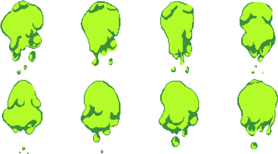 Slime Monster Sprite Download - Free Transparent PNG Download - PNGkey