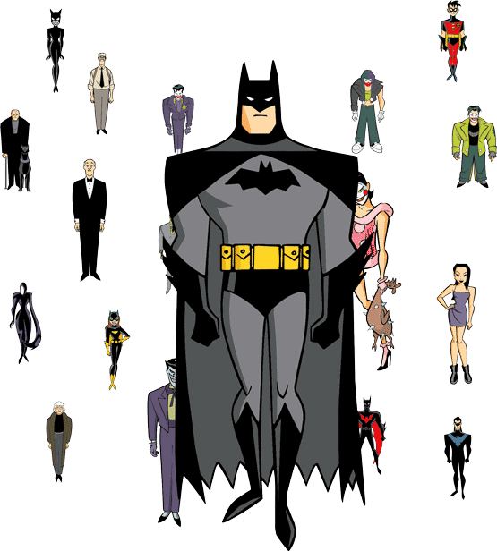 Batman Cartoon Characters - Batman (life Size Stand Up) - Free ...