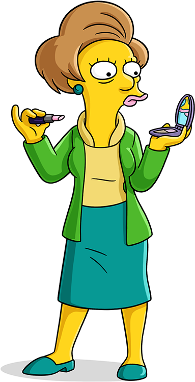 Download Swsb Character Fact Krabappel - Simpsons Edna Krabappel PNG ...